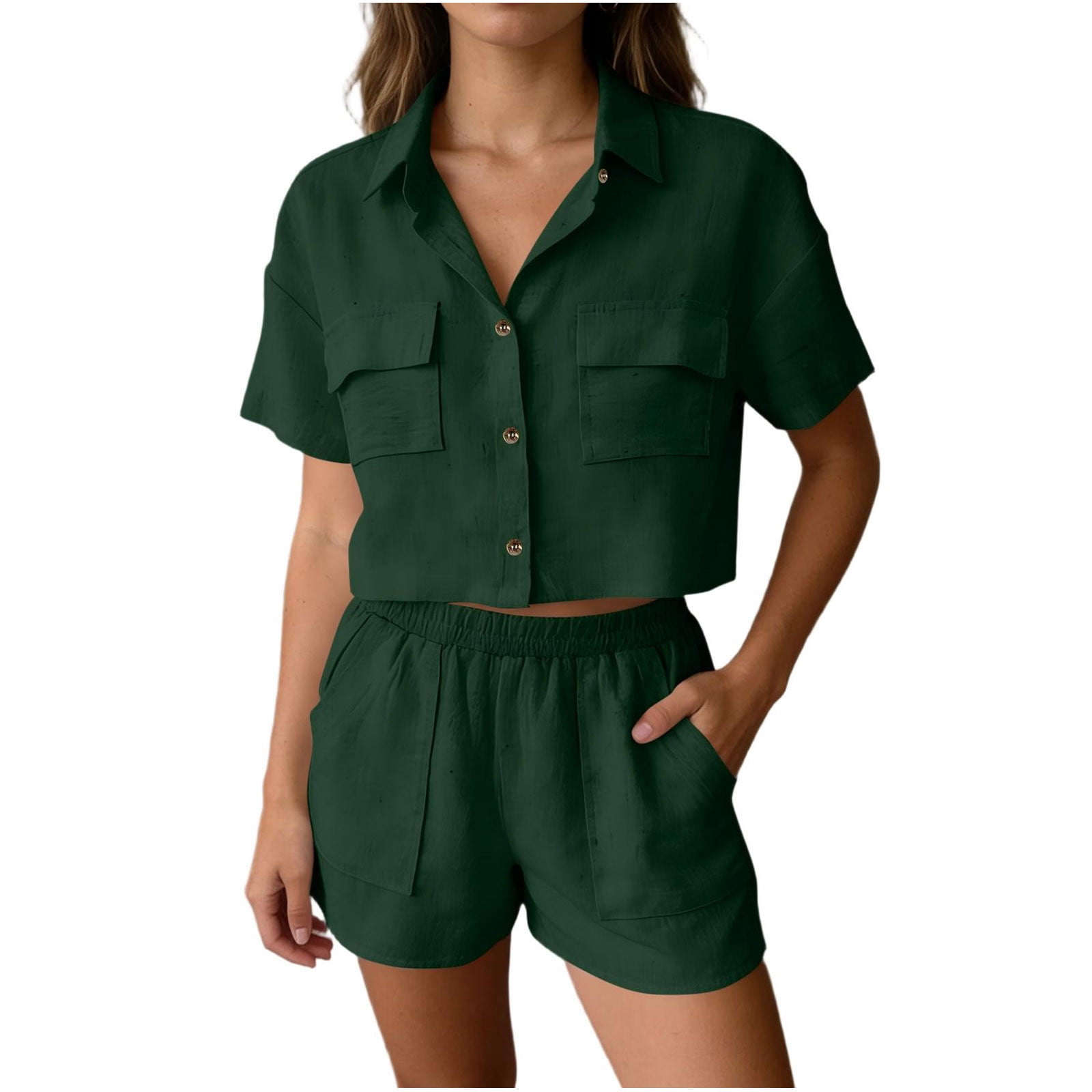 Two Piece Sets for Women,Summer Sets Women 2 Piece Outfits Two Piece ...