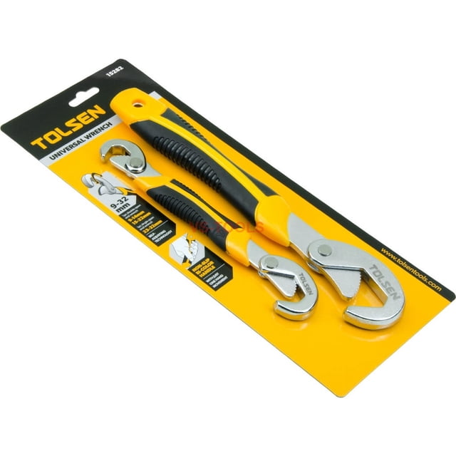 Two Pieces Multi-Function 9-32mm Universal Adjustable Spanner Wrenches ...