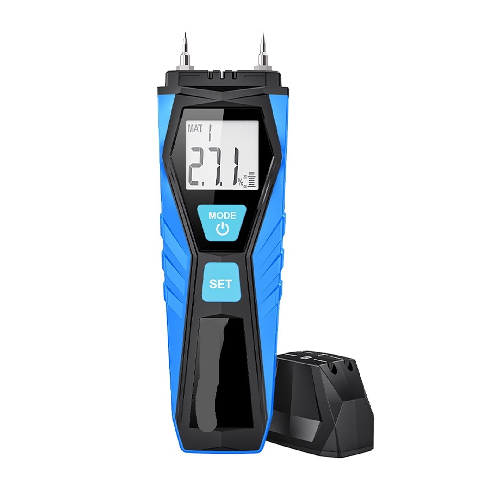 Two Pins Digital Moisture Meter Precision Wall Hygrometer Timber Damp ...