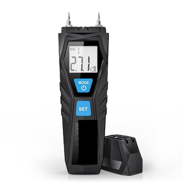 Two Pins Digital Wood Moisture Meter Paper Humidity Tester Wall ...