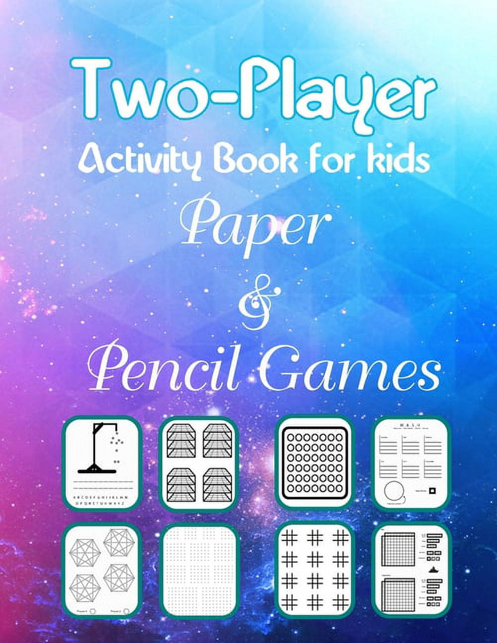 Two-Player Activity Book for kids Paper & Pencil Games: Tons of ...