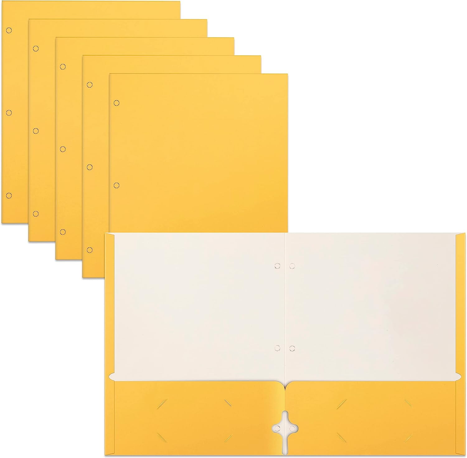 Two Pocket Portfolio Folders, 50-Pack, Purple, Letter Size Paper ...