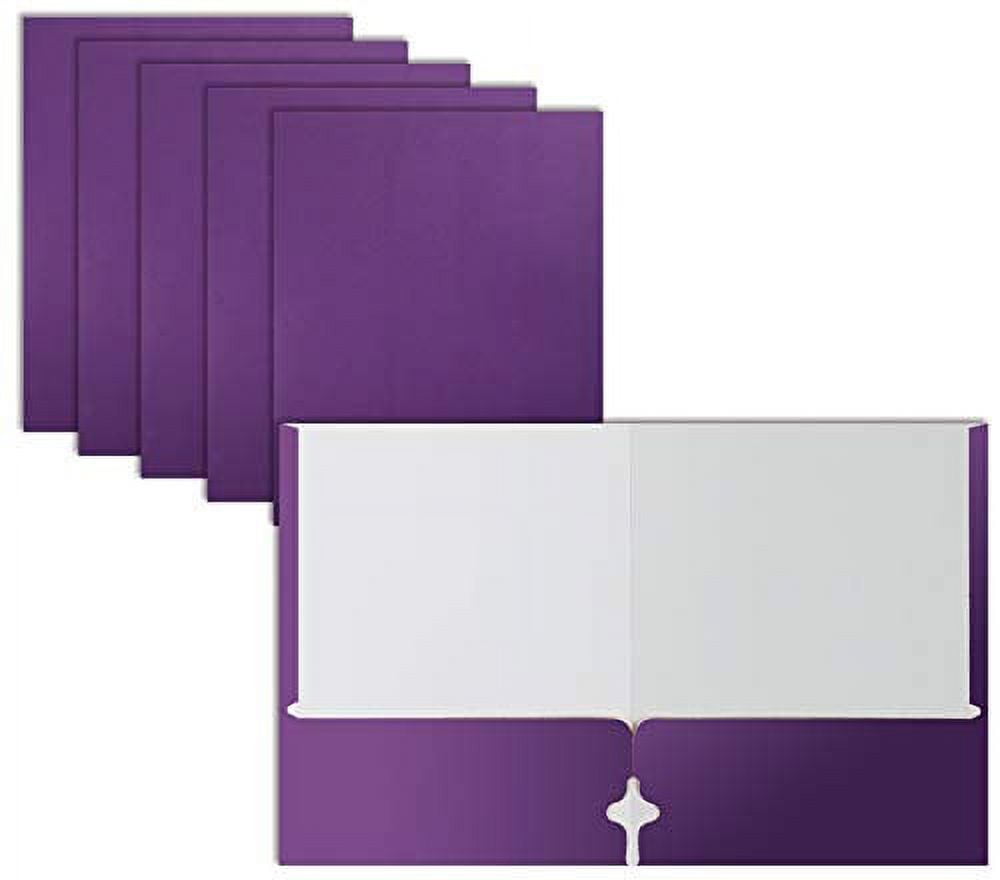 Better Office Products Sturdy Two Pocket Portfolio Folders, 50-Pack ...