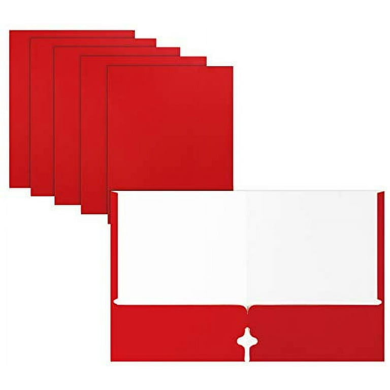 Red School Folder Clip Art