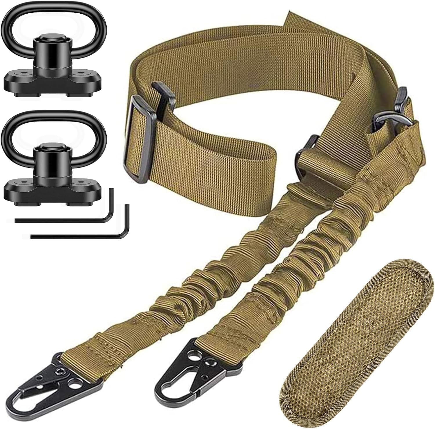 Two Point Sling with Removable Shoulder Pad and Adjustable Length with ...