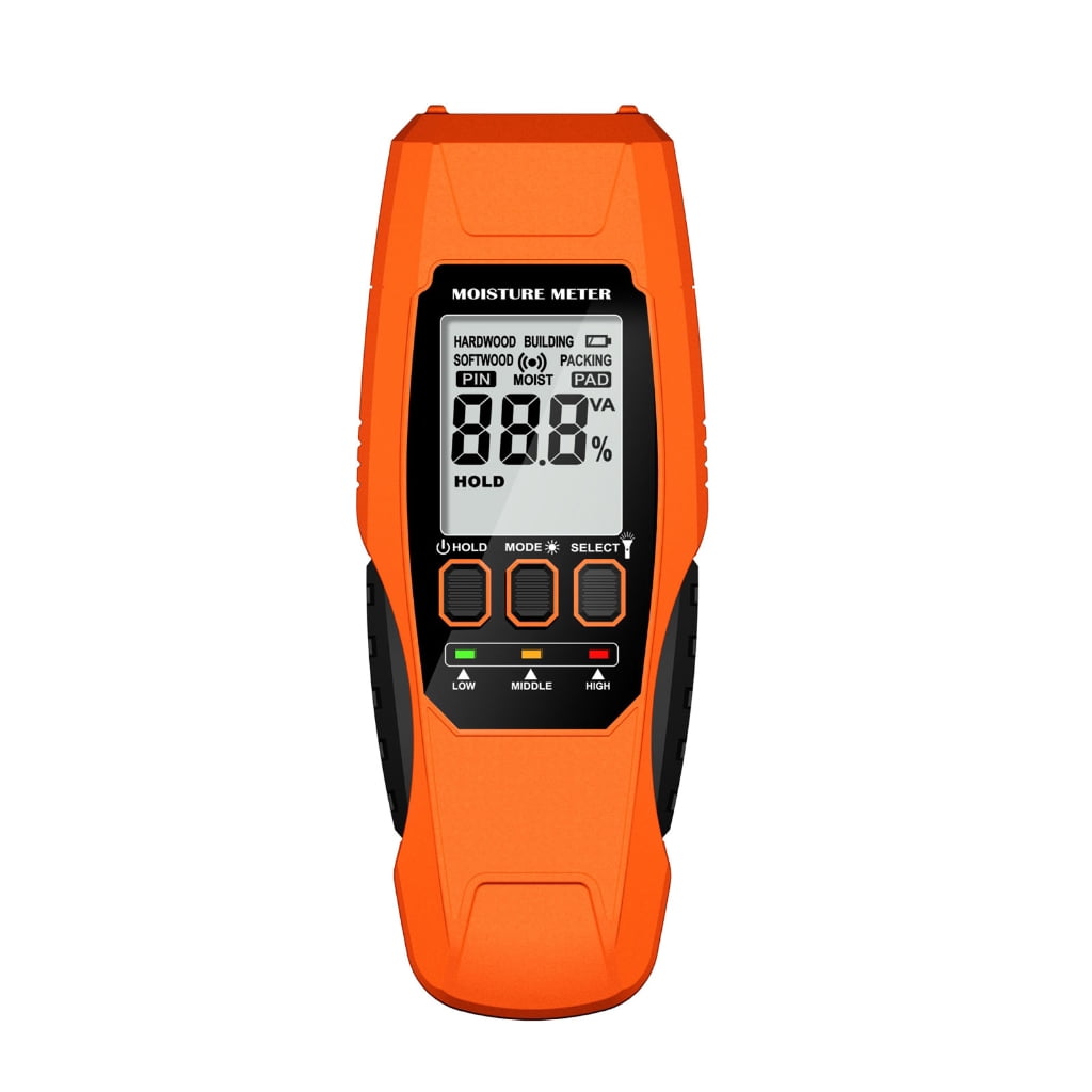 Two Probes Wood Moisture Meter Wood Humidity Tester Hygrometer Timber ...
