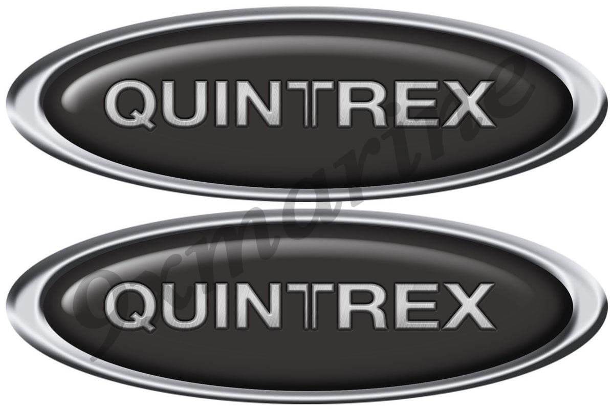 Two Quintrex Oval Classic Stickers 10"X3.5" each - Walmart.com