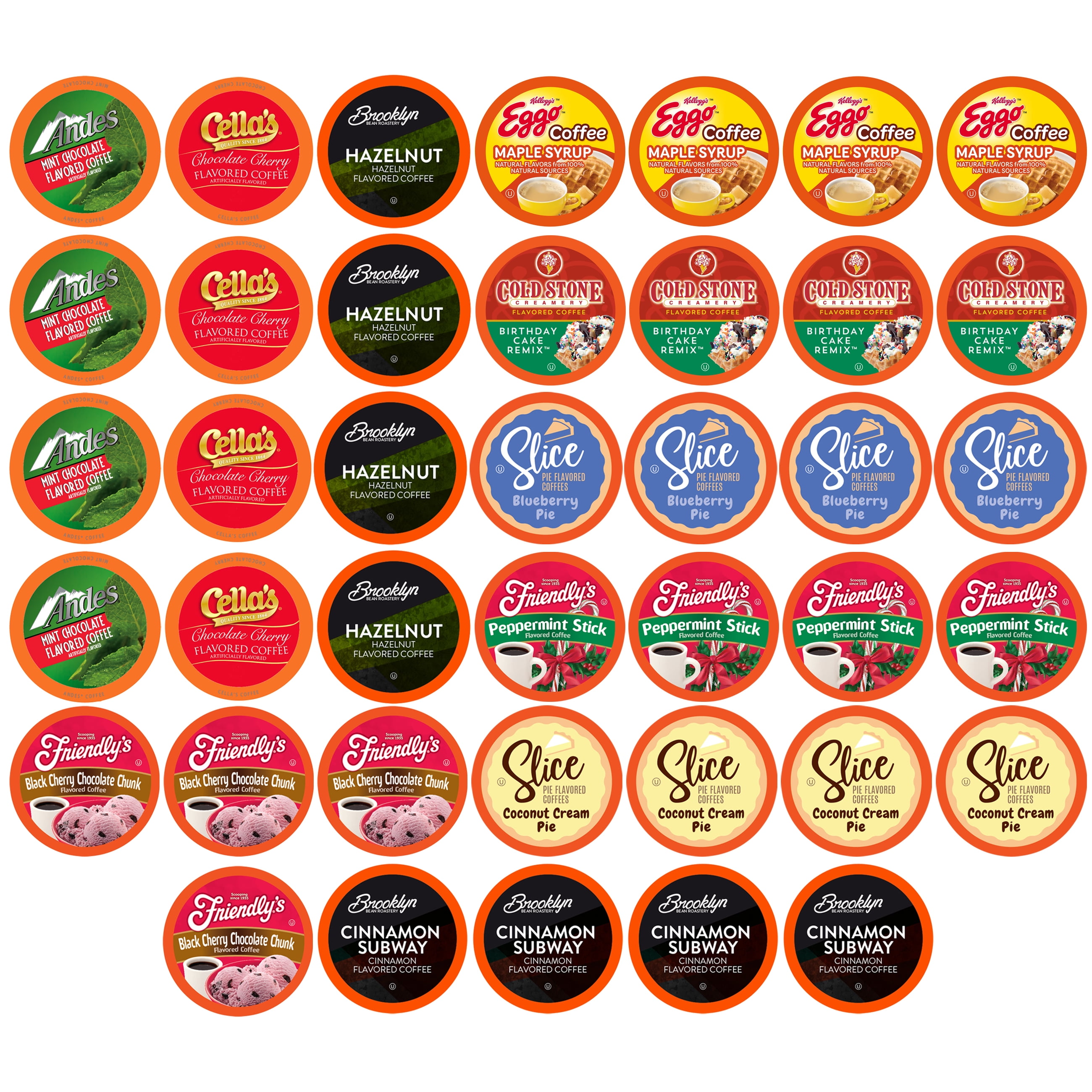 Two Rivers Coffee Flavored Pods, Arabica Coffee, Keurig Compatible, 40 ...