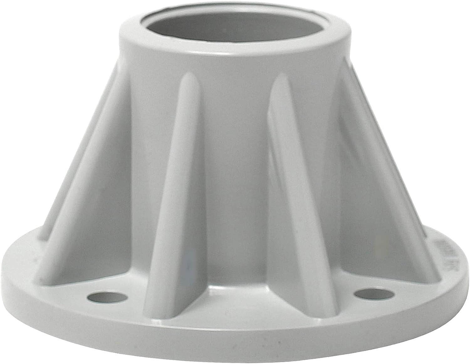 Two Saftron 3" Gray Surface-Mount Bases for Pool Ladders (SB-3) Use SB ...