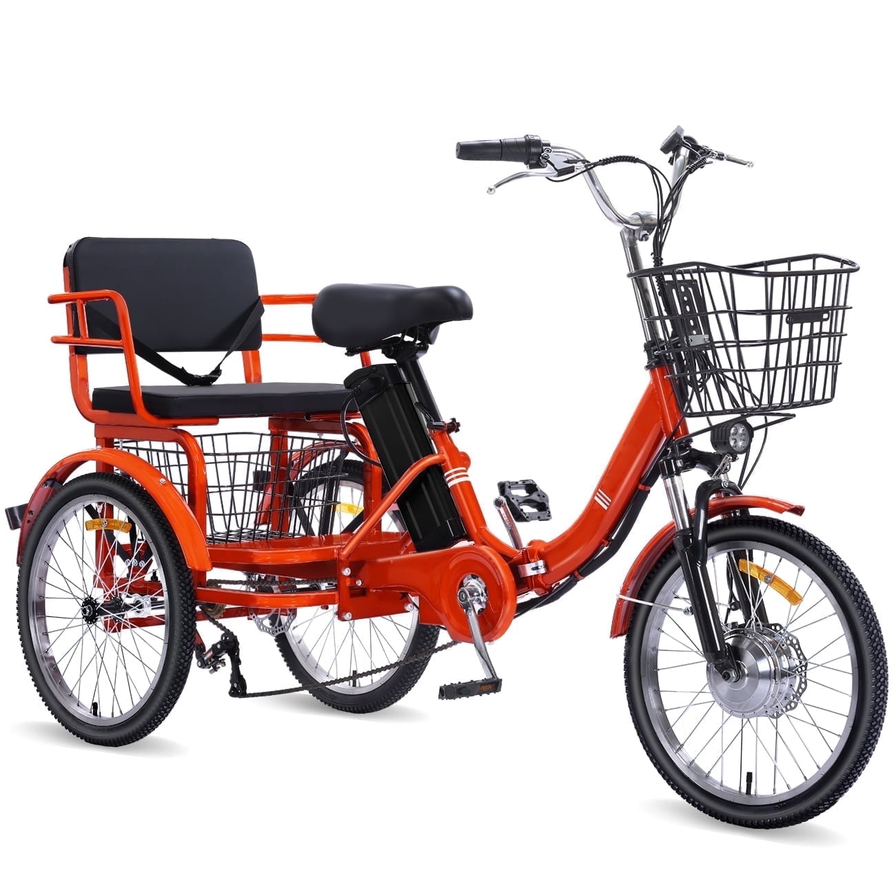 Electric Tricycle for Adults Folding Electric Trike 3 Wheel Electric ...