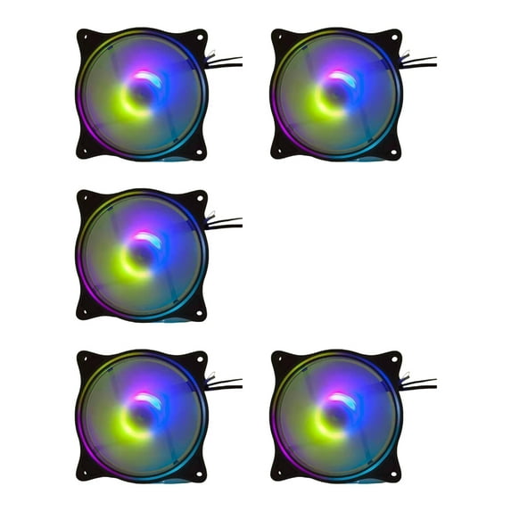 Two Side RGBs Illumination Silents Cooling Fan With Hydraulic Bearing ...