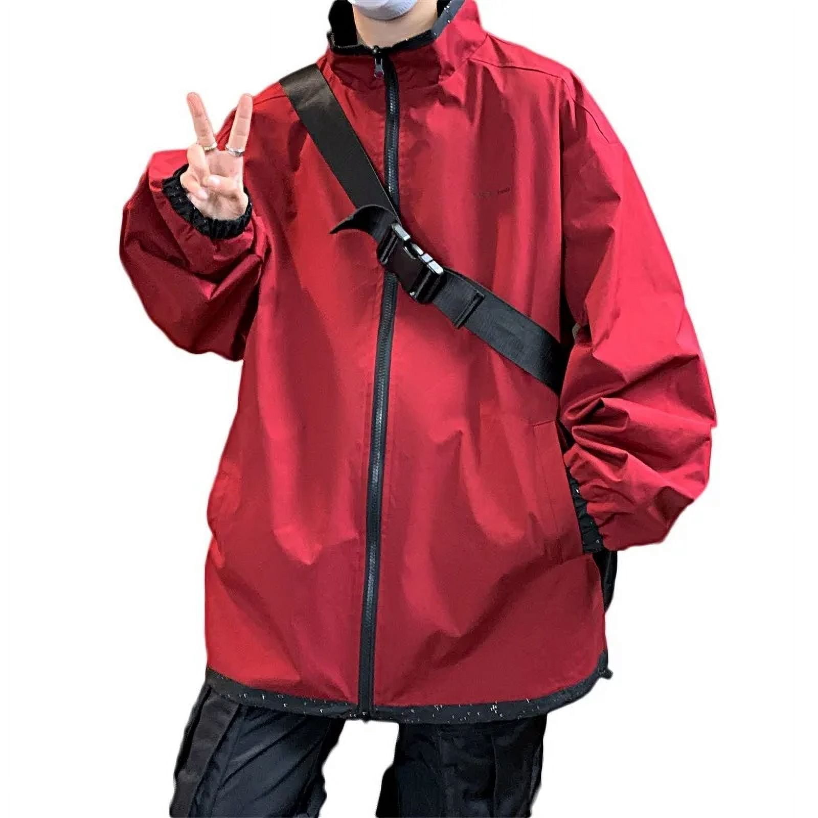Two Sided Casual Men's Jacket 2024 Spring Loose Couple Sports Ins ...