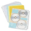 Innovera Cd/dvd Three-ring Refillable Binder, Holds 90 Discs, Midnight ...