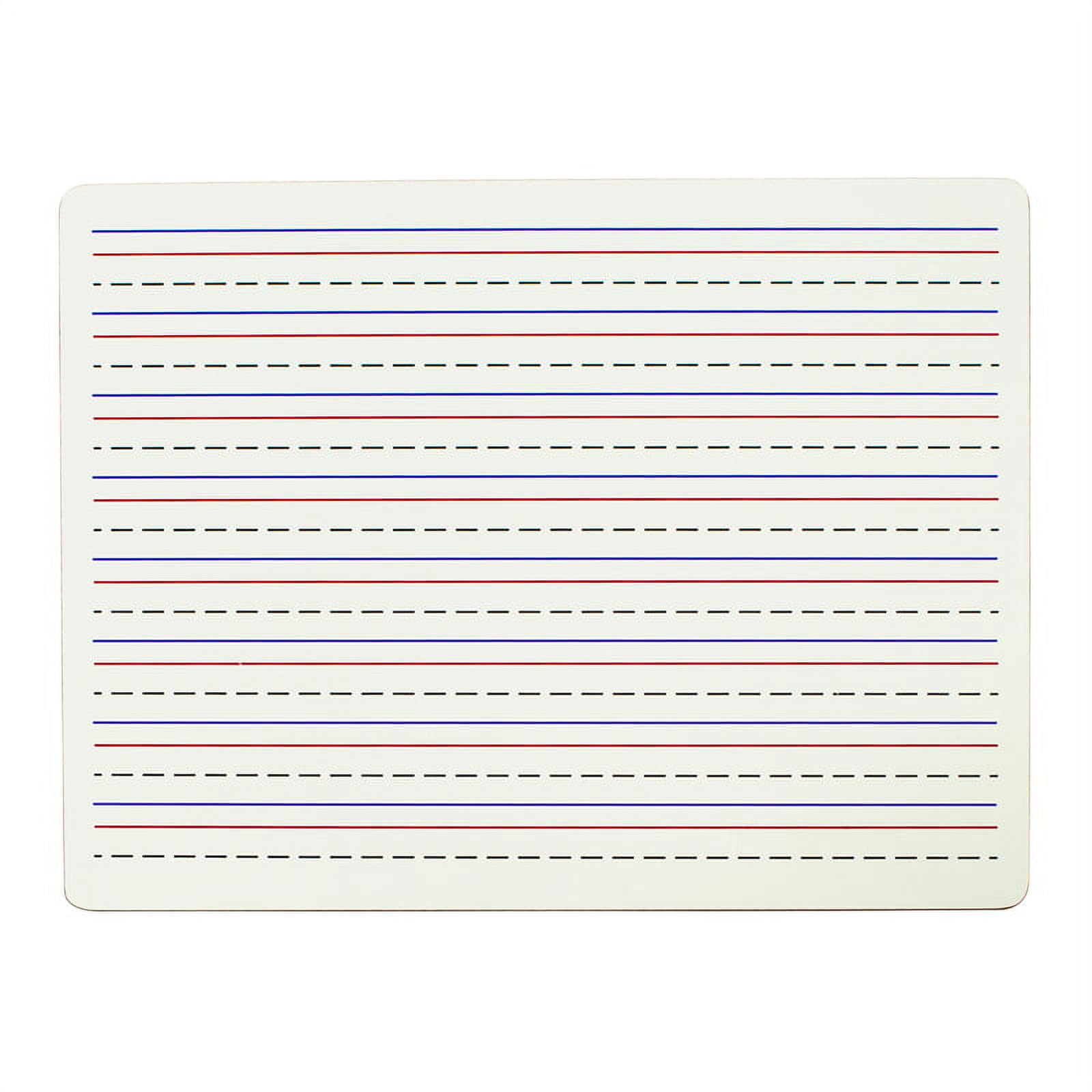 Two-Sided Dry Erase Lap Whiteboards, Lined on One Side | Bundle of 10 ...