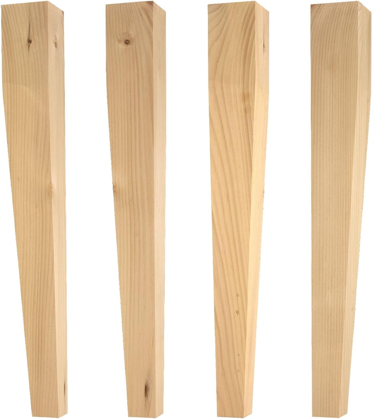 Two Sided Tapered Dining in Knotty Pine (Set of Four), Replacement en ...