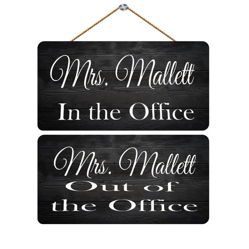 Two-Sides Please Do Not Disturb Wooden Plaque Sign 12 X 6 Inch ...