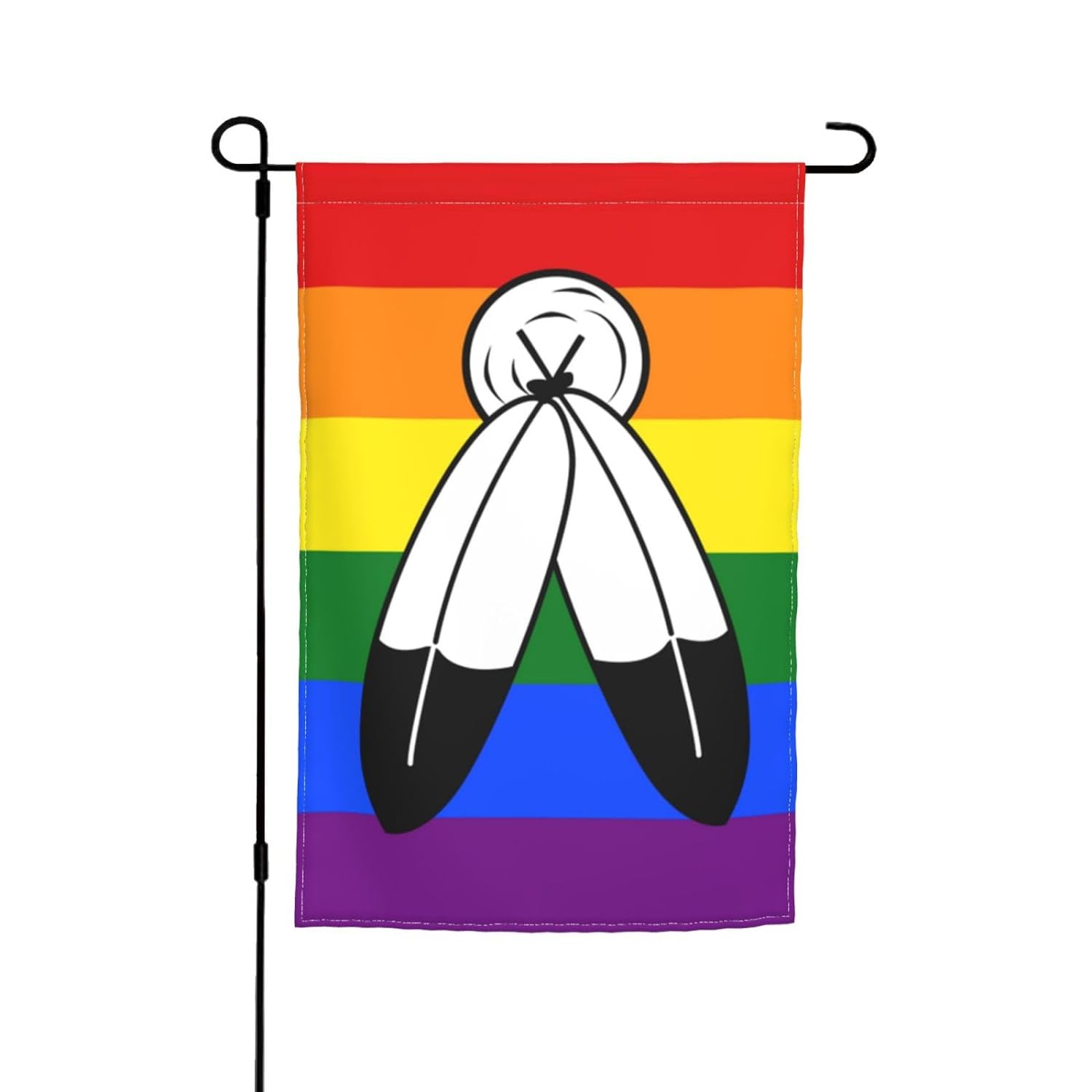 Two Spirit Gay Pride Flag Rainbow Lgbtq Lesbian Garden Flag Double ...