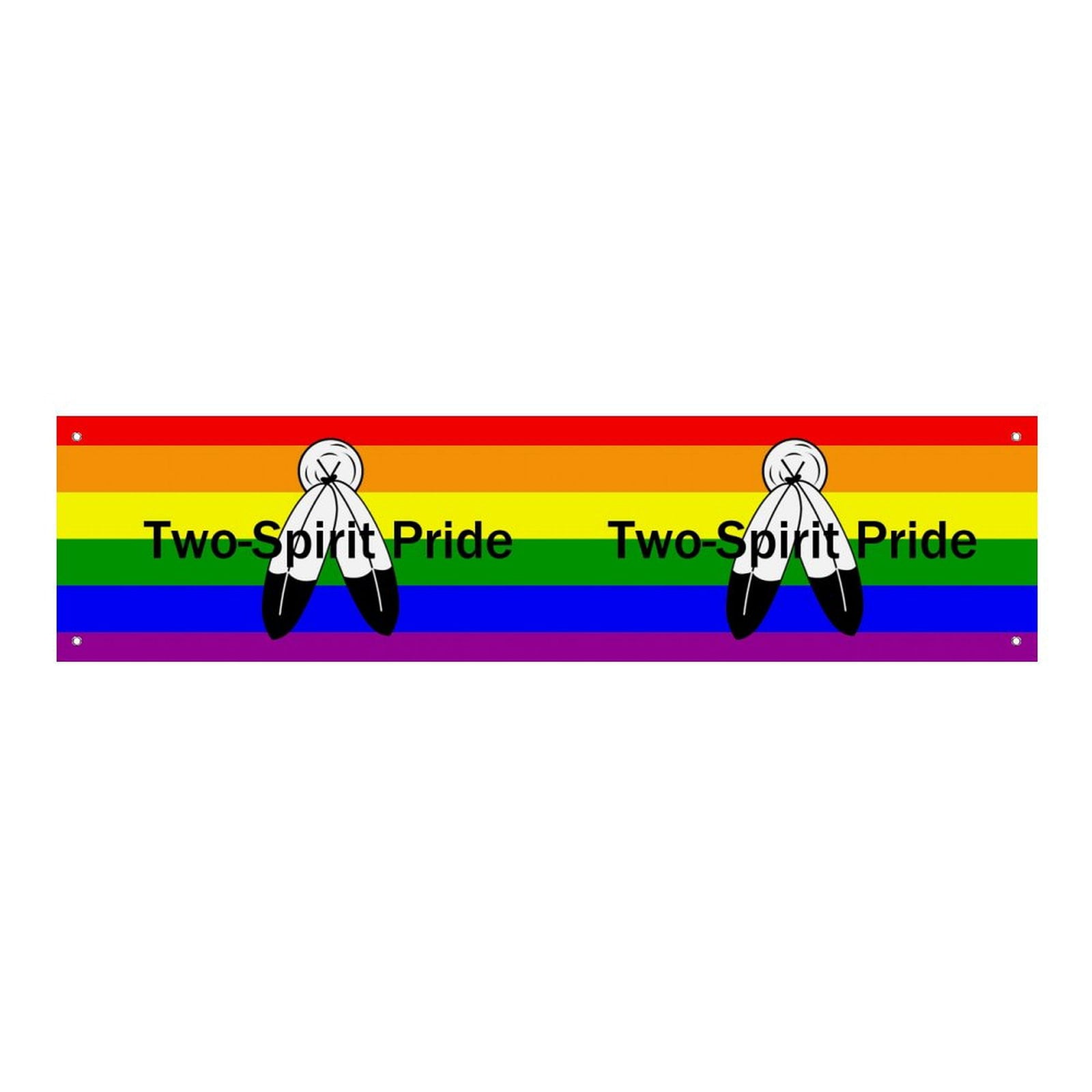 Two-Spirit Pride Flag Banners Flag Hanging Backdrop Sign Wall ...