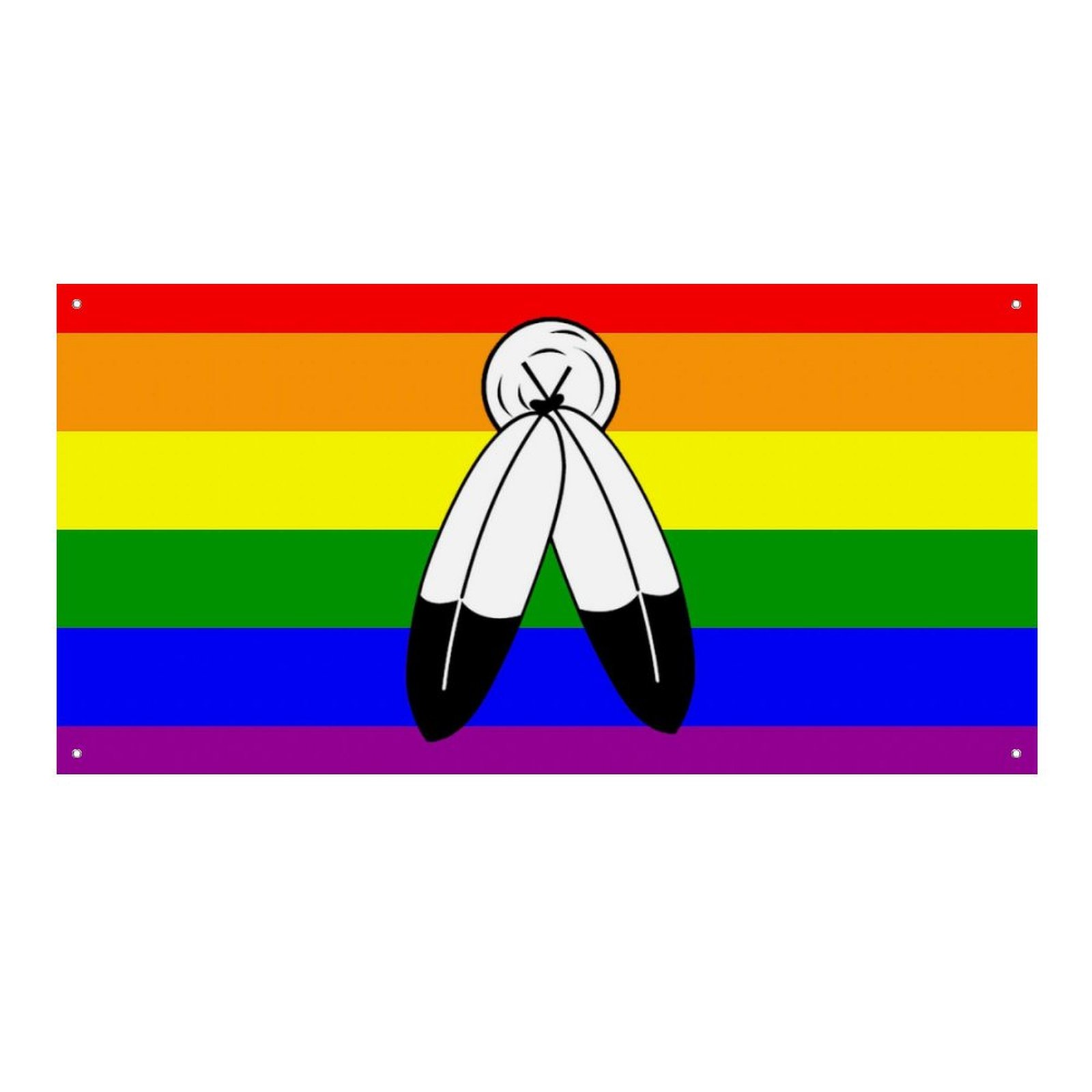 Two-Spirit Pride Flag Banners Flag Hanging Backdrop Sign Wall ...