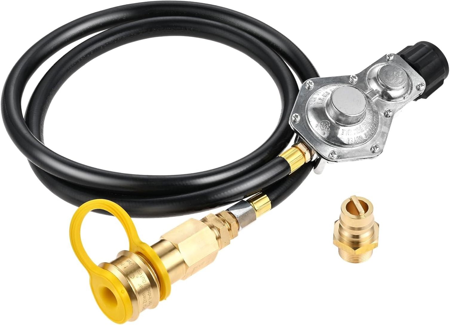 Two Stage Propane Regulator with 5FT Hose for QCC1/Type1 Propane Tank ...