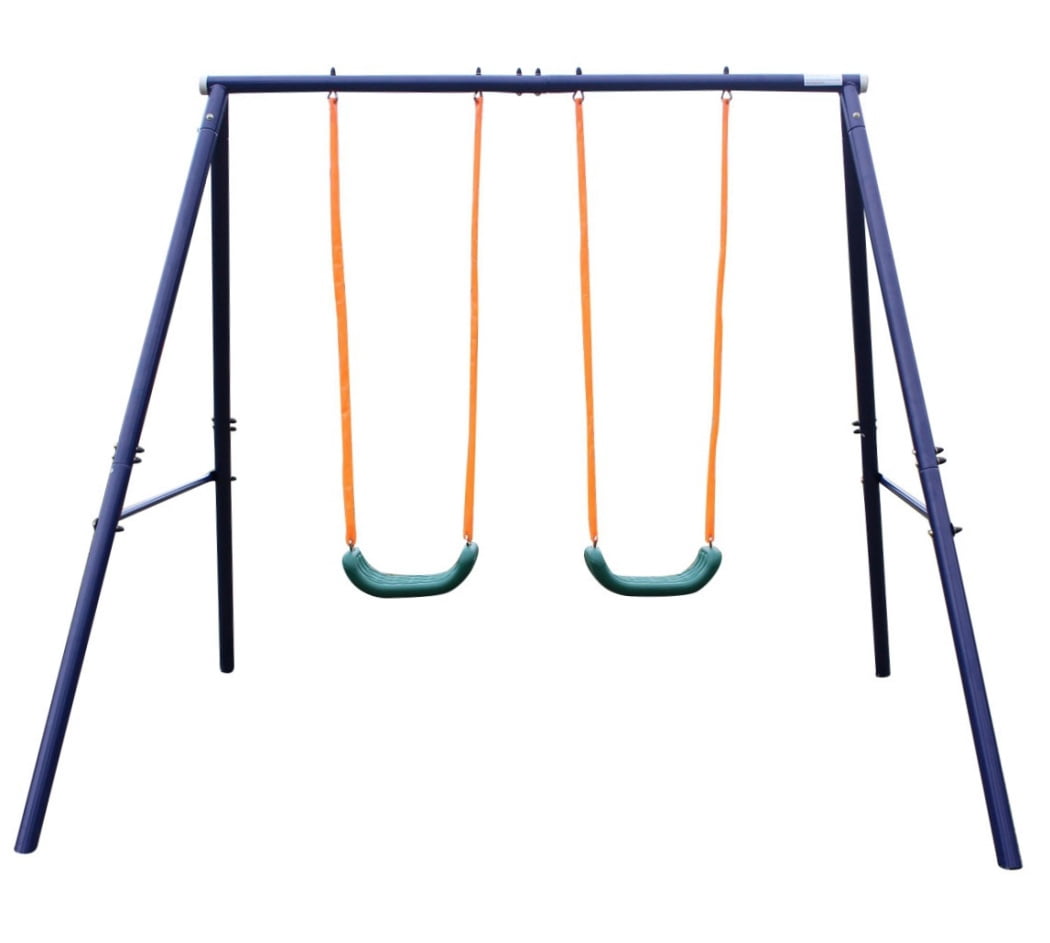Two Station Swingsets with U-shaped Curve Designe, Swing Sets for ...