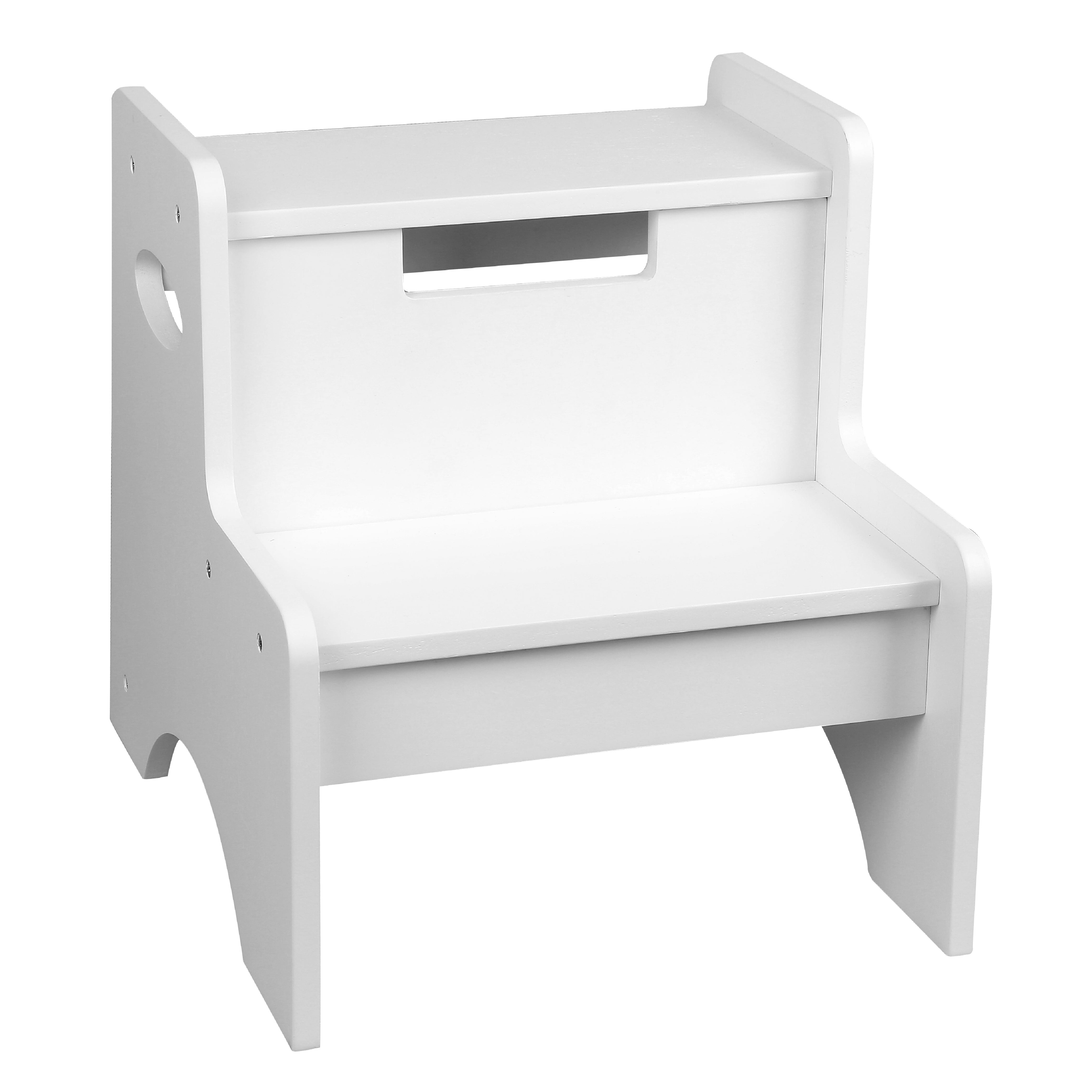 Two Step Stool - White - Walmart.com