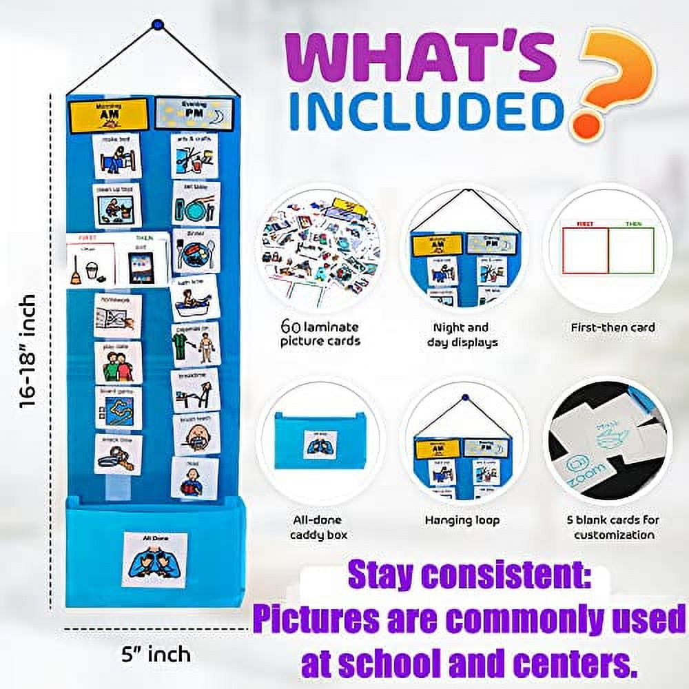 Two Strip Night & Day Daily Schedule Great Visual Behavioral Tool for ...
