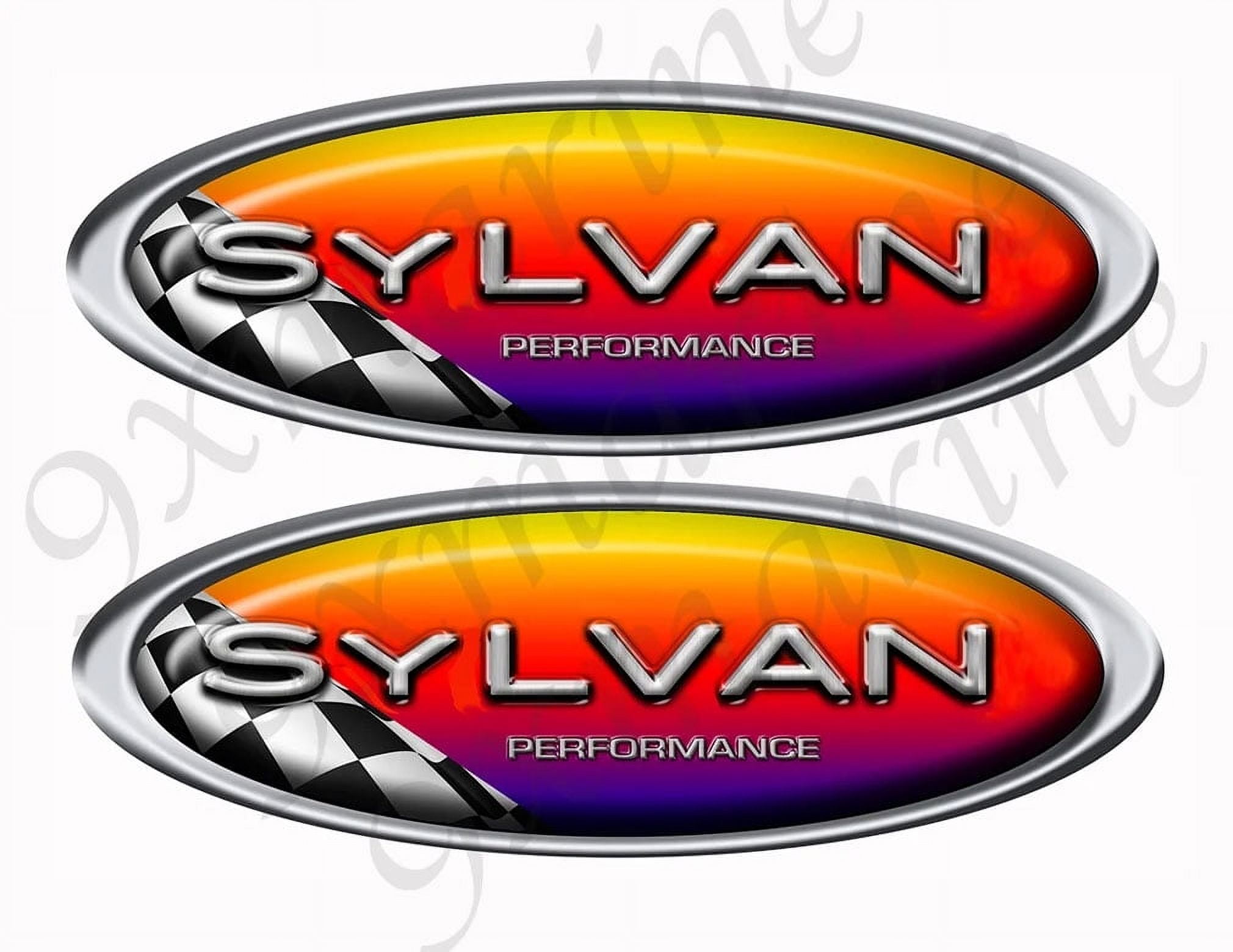 Two Sylvan Racing Oval Stickers - Walmart.com