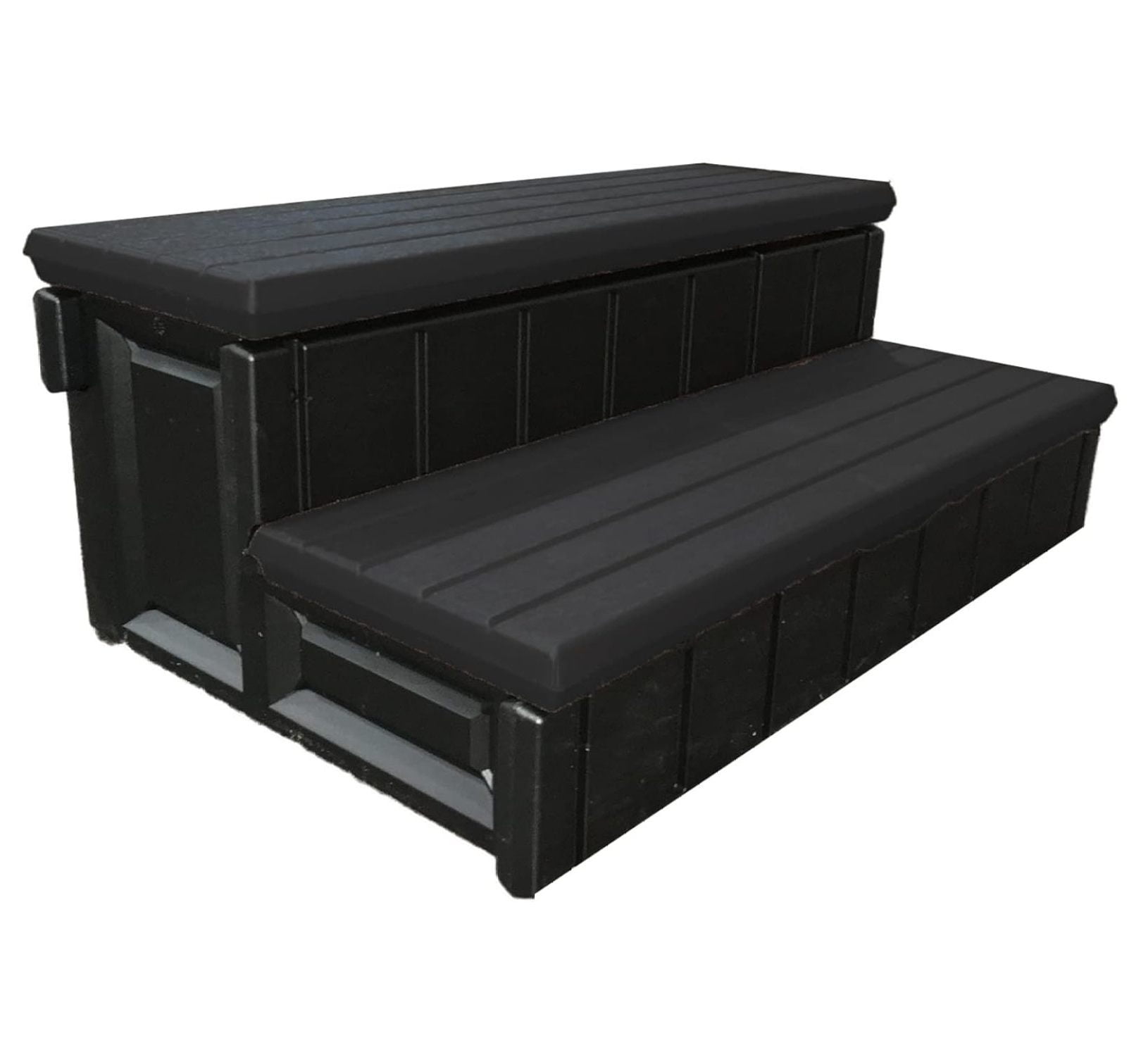 Two Tier 36" Wide Deluxe Hot Tub Step. Non-Skid Spa Steps, Easy ...
