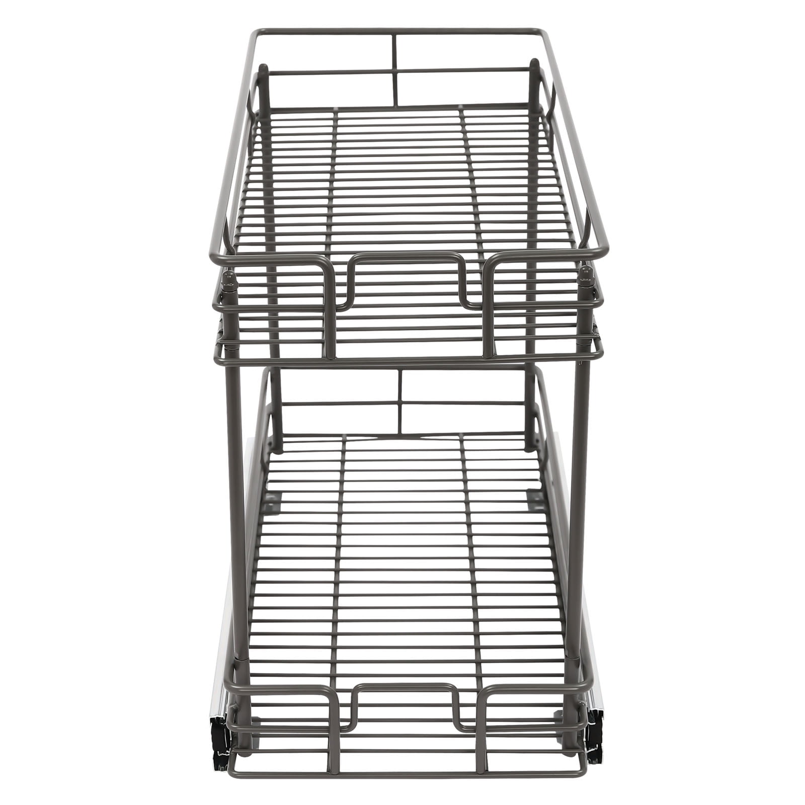 Two Tier Pull Out Cabinet Organizer Cabinet Pull Out Shelf Slide Out ...