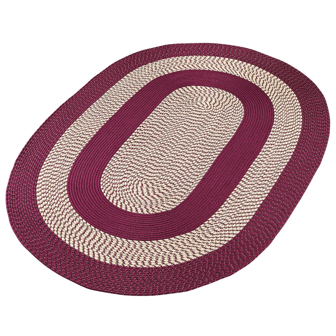 Two-Tone Country Braided Rug by OAKRIDGETM - Walmart.com