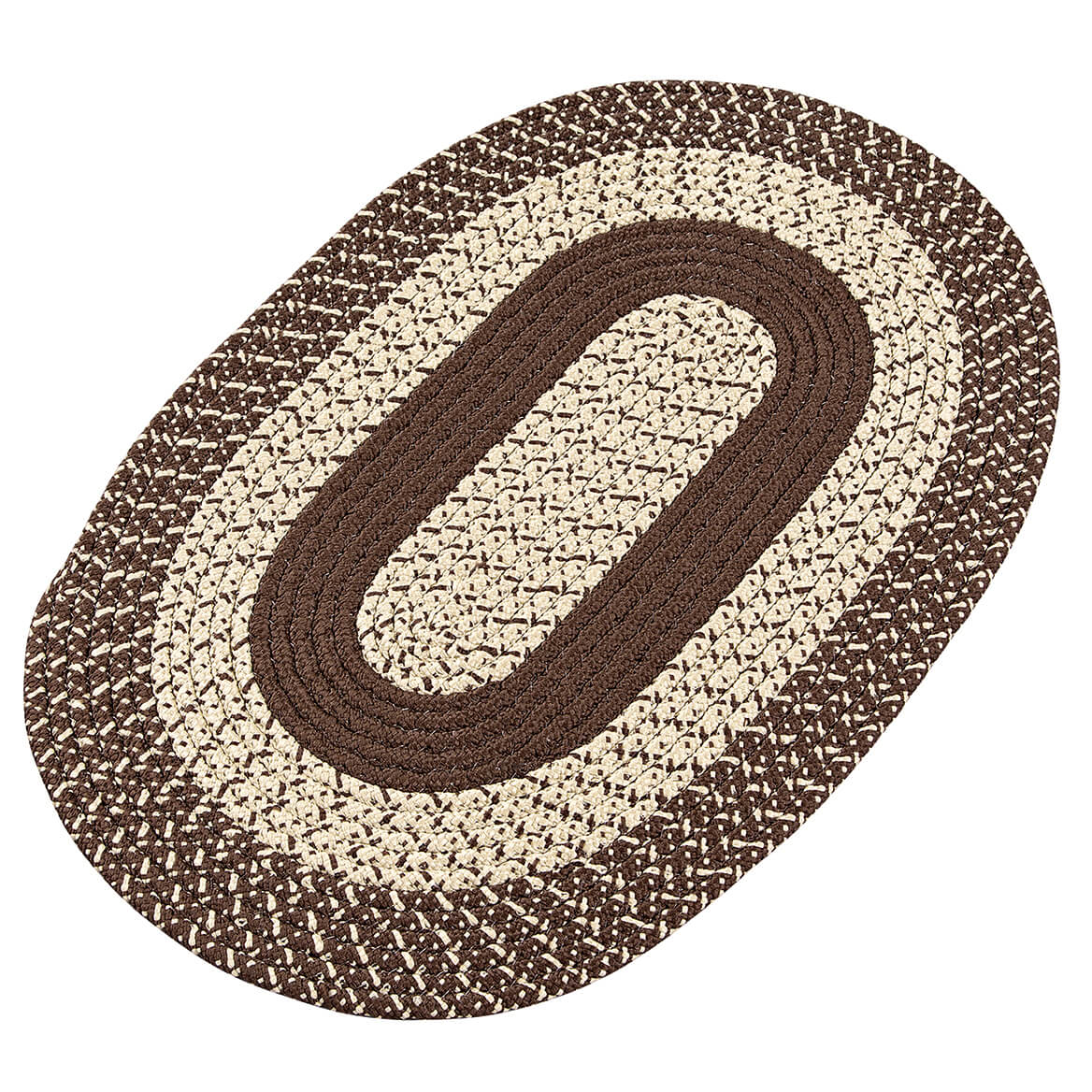 Two-Tone Country Braided Rug by OAKRIDGETM - Walmart.com
