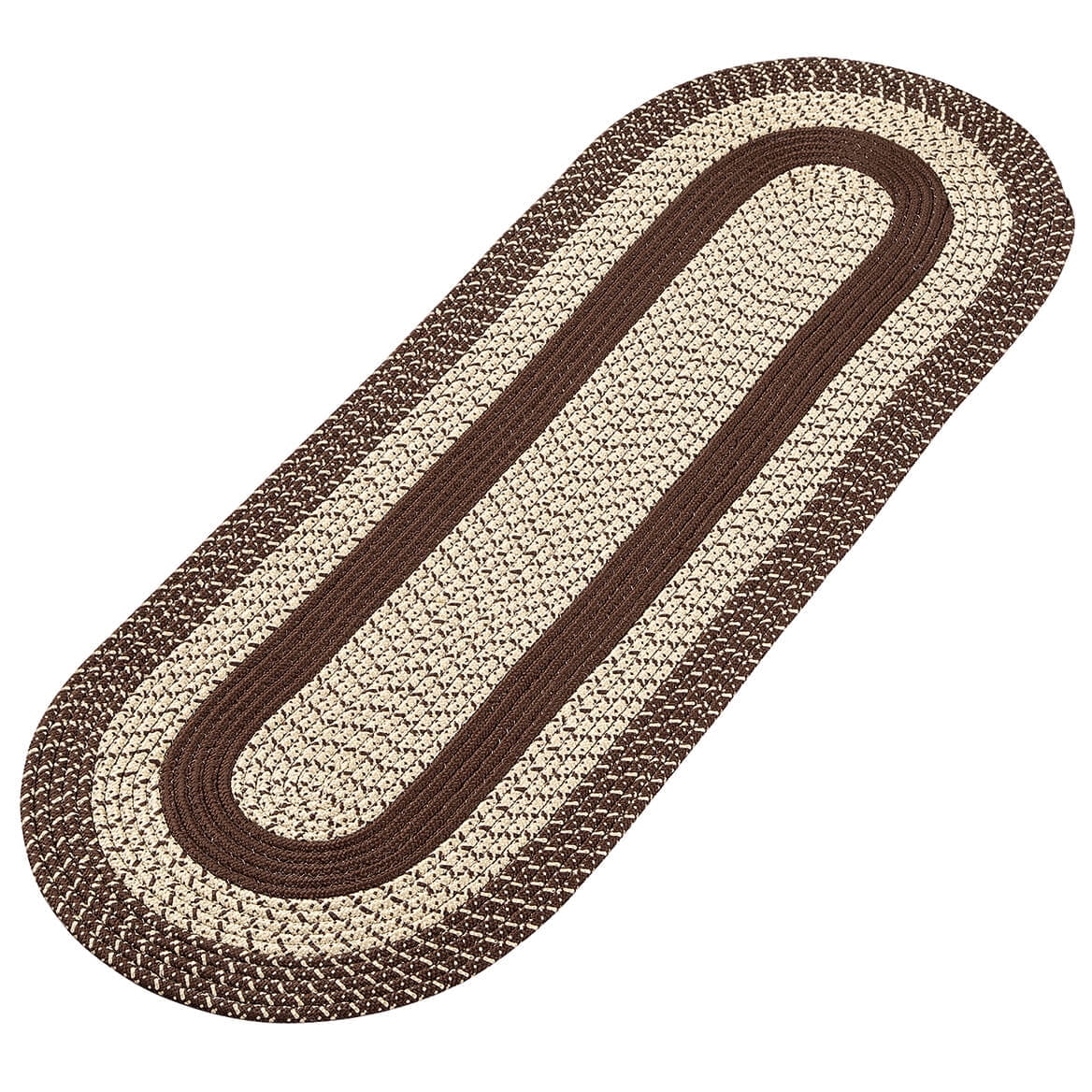 Two-Tone Country Braided Rug by OAKRIDGETM - Walmart.com