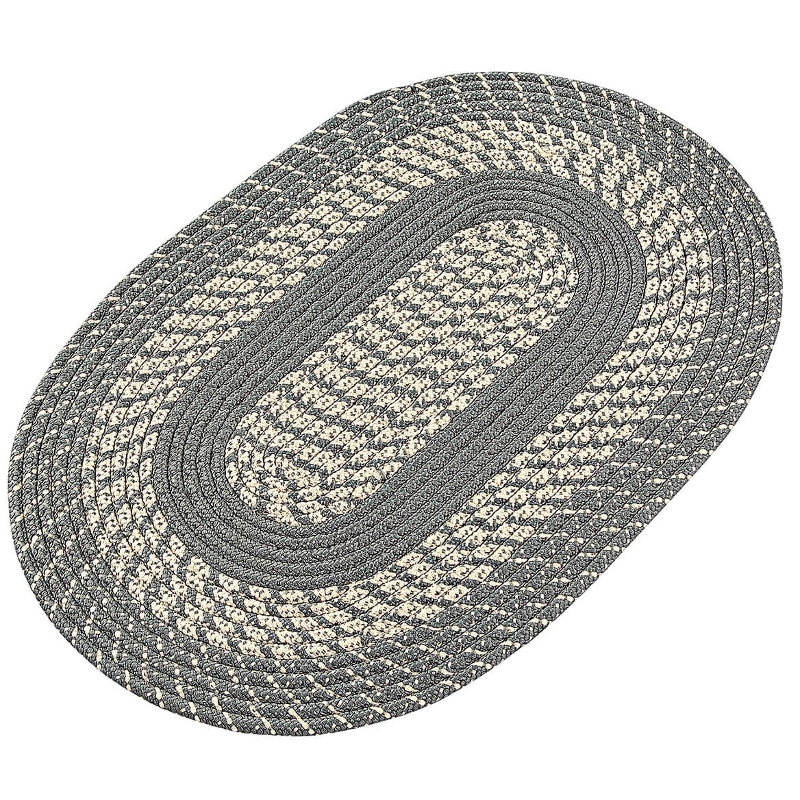 Two-Tone Country Braided Rug by OAKRIDGETM - Walmart.com