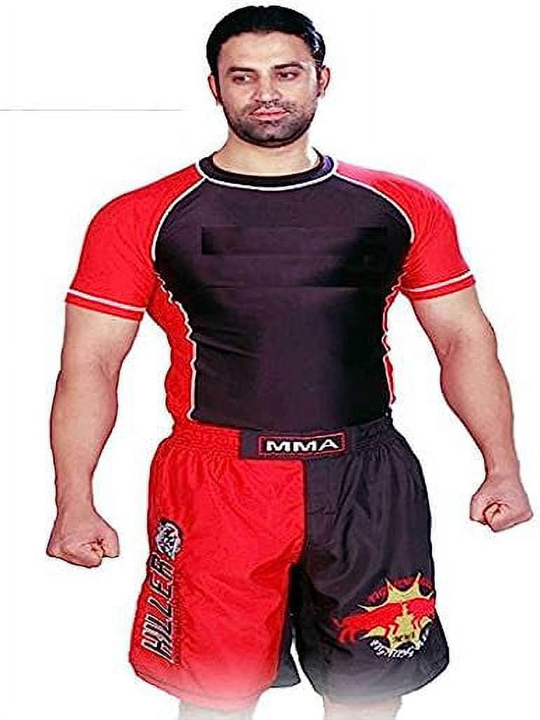 Two Tone Rashguard Black/Red Full Sleeve Size XL no Logo Sports Wear ...
