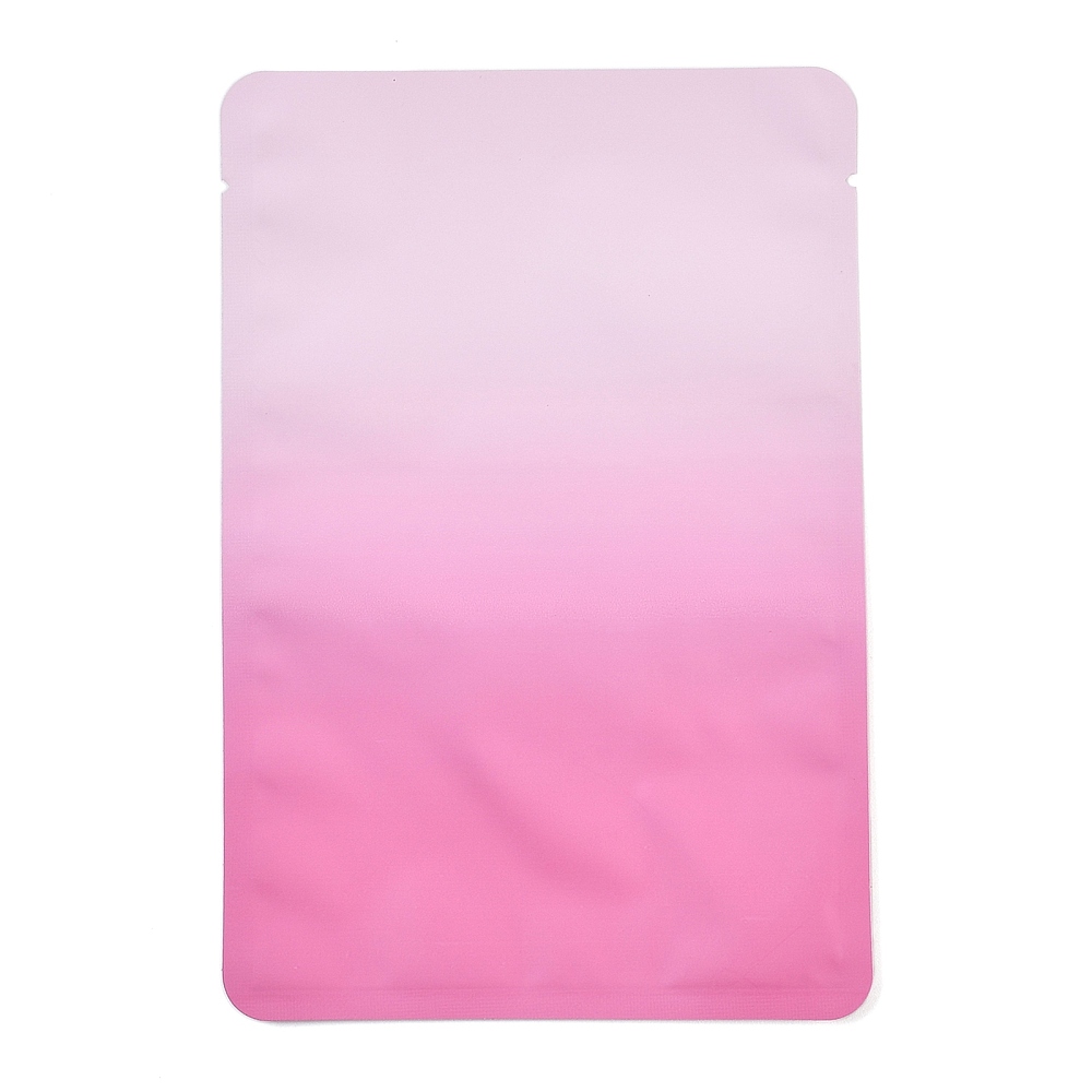 Two Tone Rectangle Plastic Zip Lock Gift Bags Resealable Bags Hot Pink ...