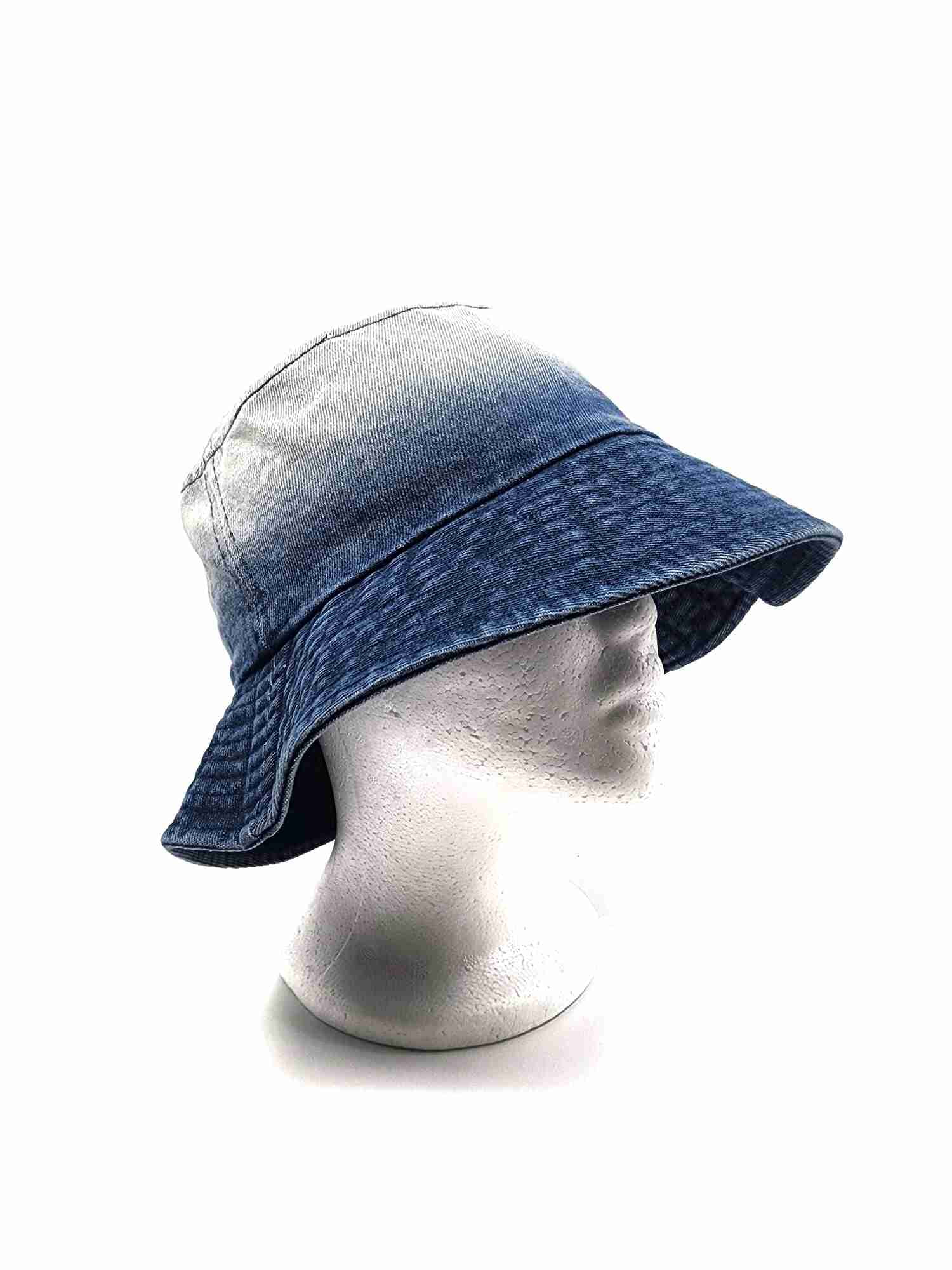 Two Tone Washed Denim Bucket Hat - Walmart.com