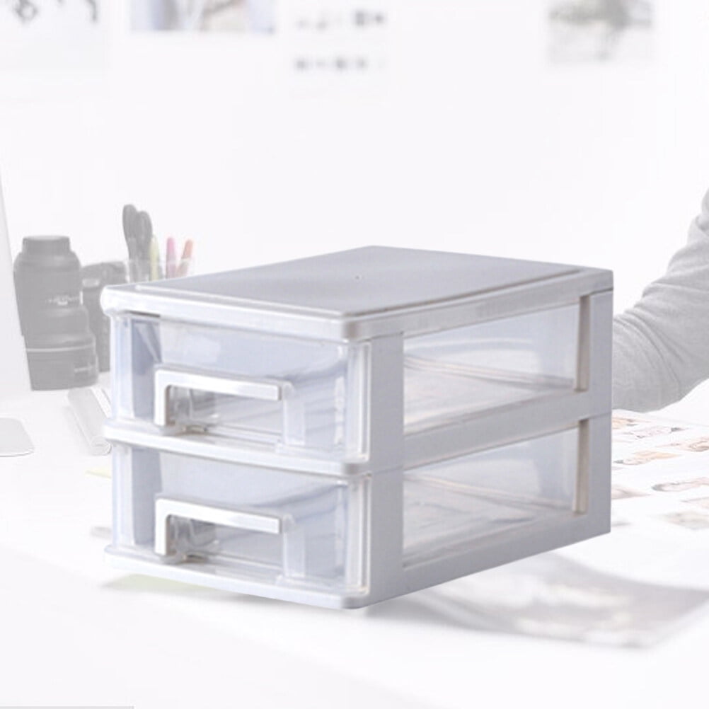 OUNONA White Portable Storage Cabinet with Drawer Design for Small ...