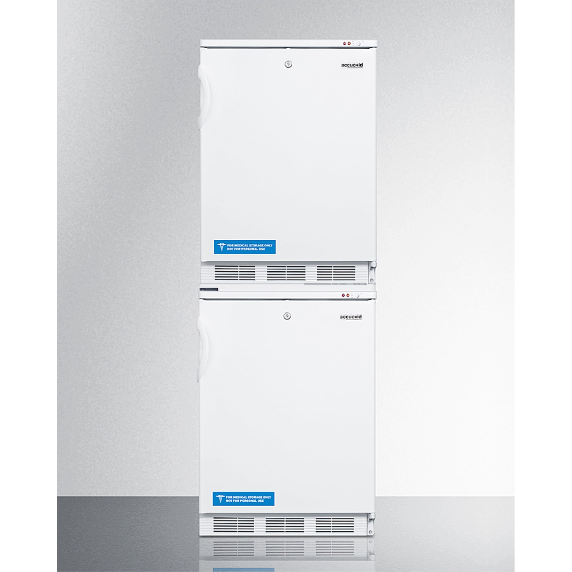 Two VT65ML locking low temperature all-freezers with stacking kit ...
