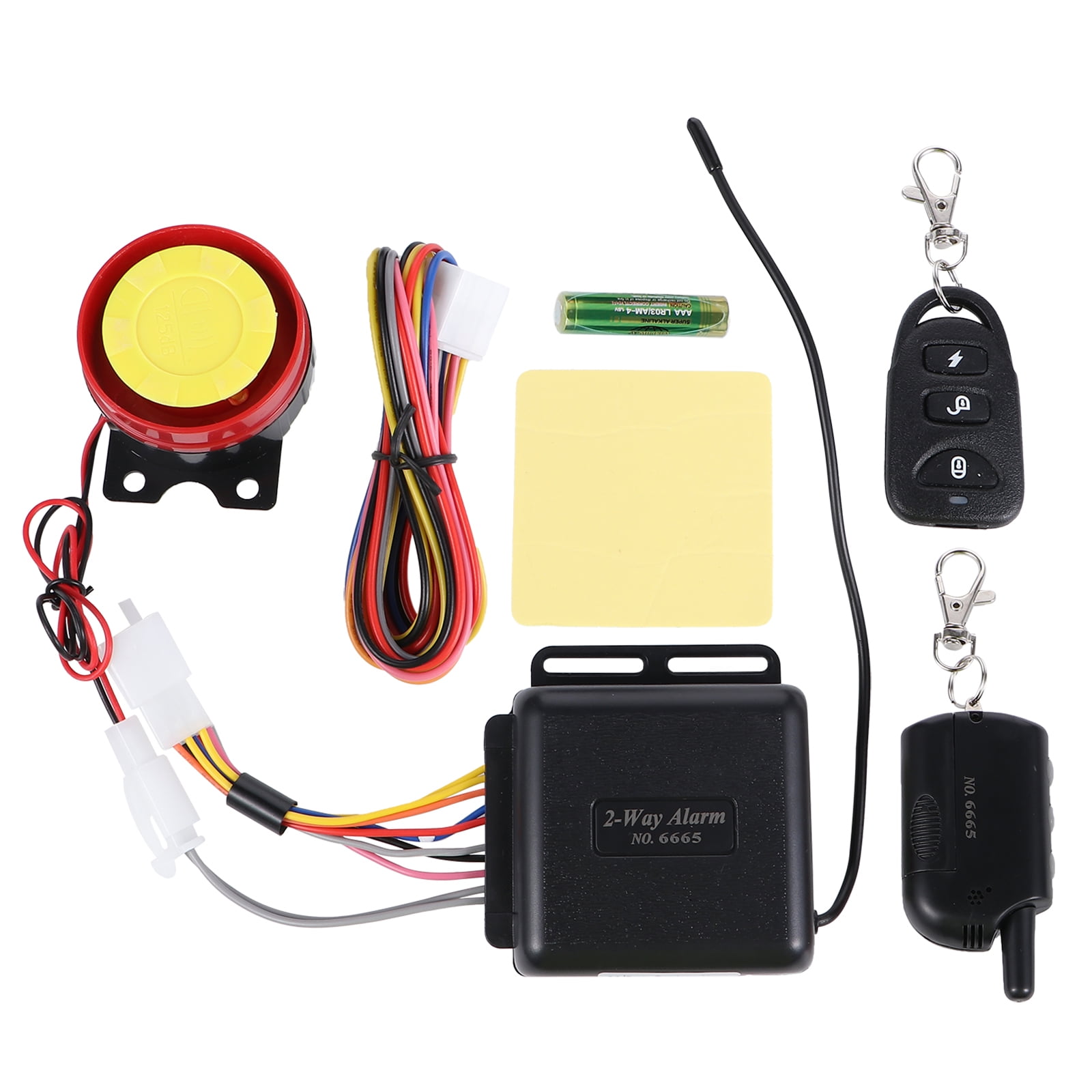 Two-Way Anti-Theft Alarm Motorcycle 2 Way Alarm System Anti- Security ...