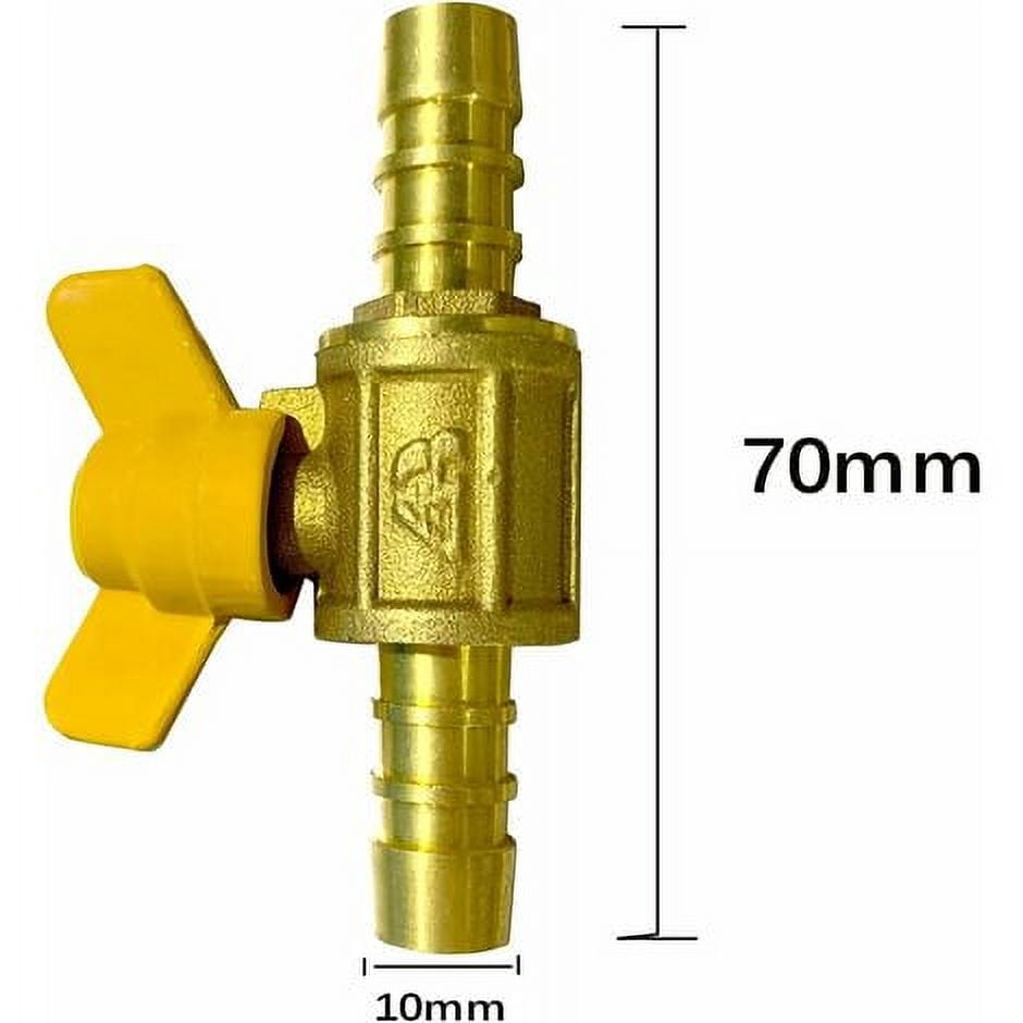 Two-Way Barbed Ball Valve (for ID 10mm-11mm Pipe) - Walmart.com