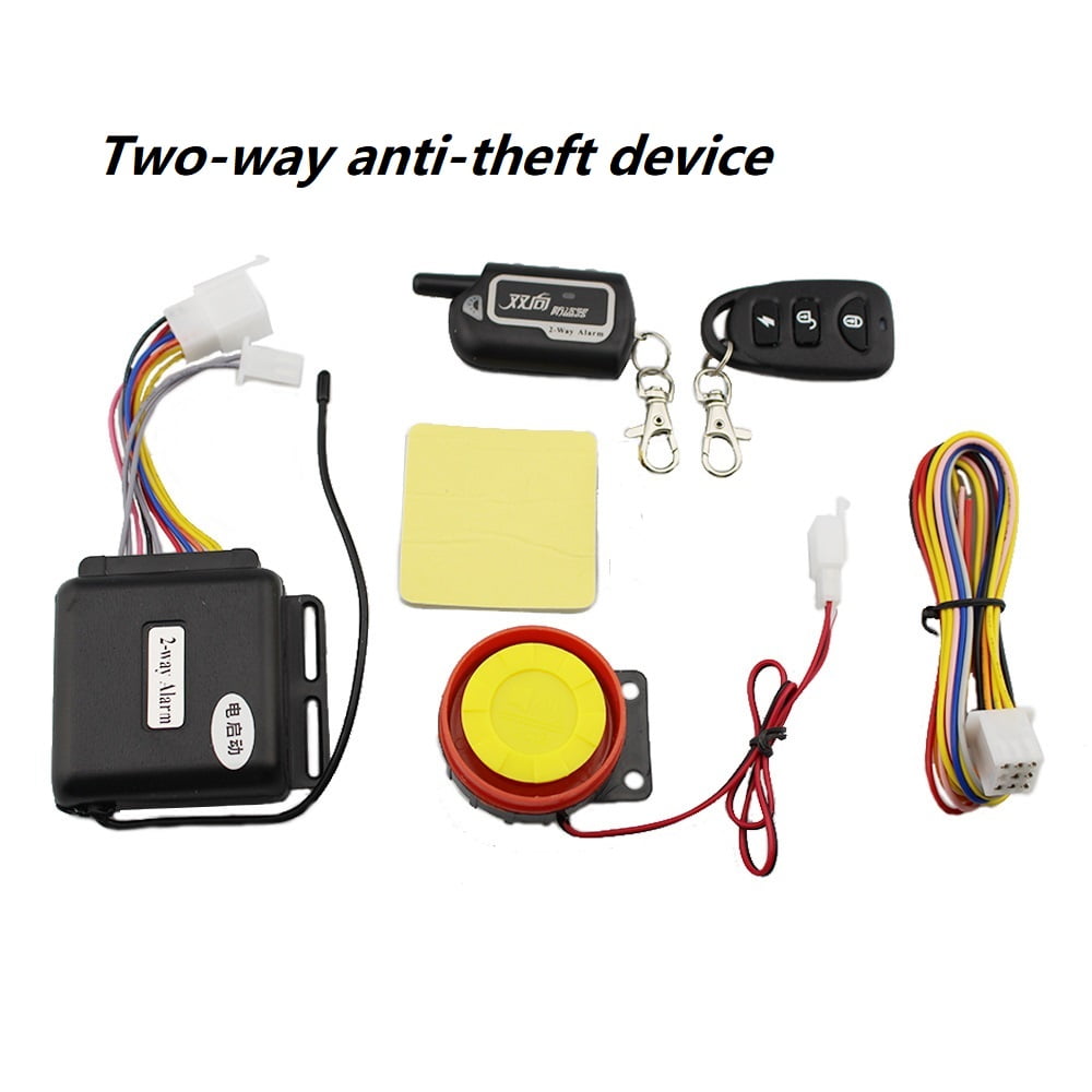 Two-Way Motorcycle Anti-Theft Alarm Remote Engine Start Two Way ...
