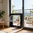 Two Way Pet Door Easy Install Magnetic Weatherproof Flap Door for Cats ...