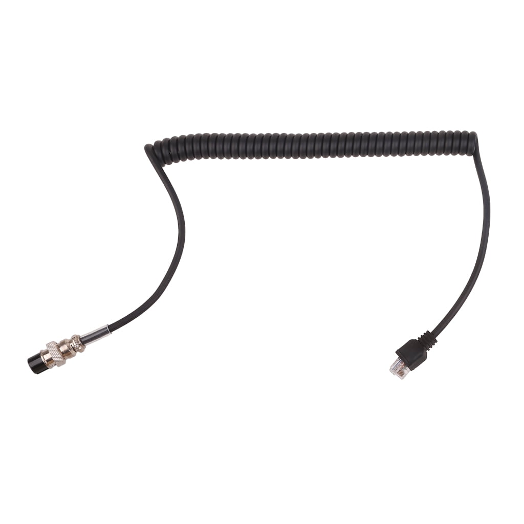 Two Way Radios Speaker Mic Cable, 8 Pin to RJ45 Speaker Cable for Yaesu ...
