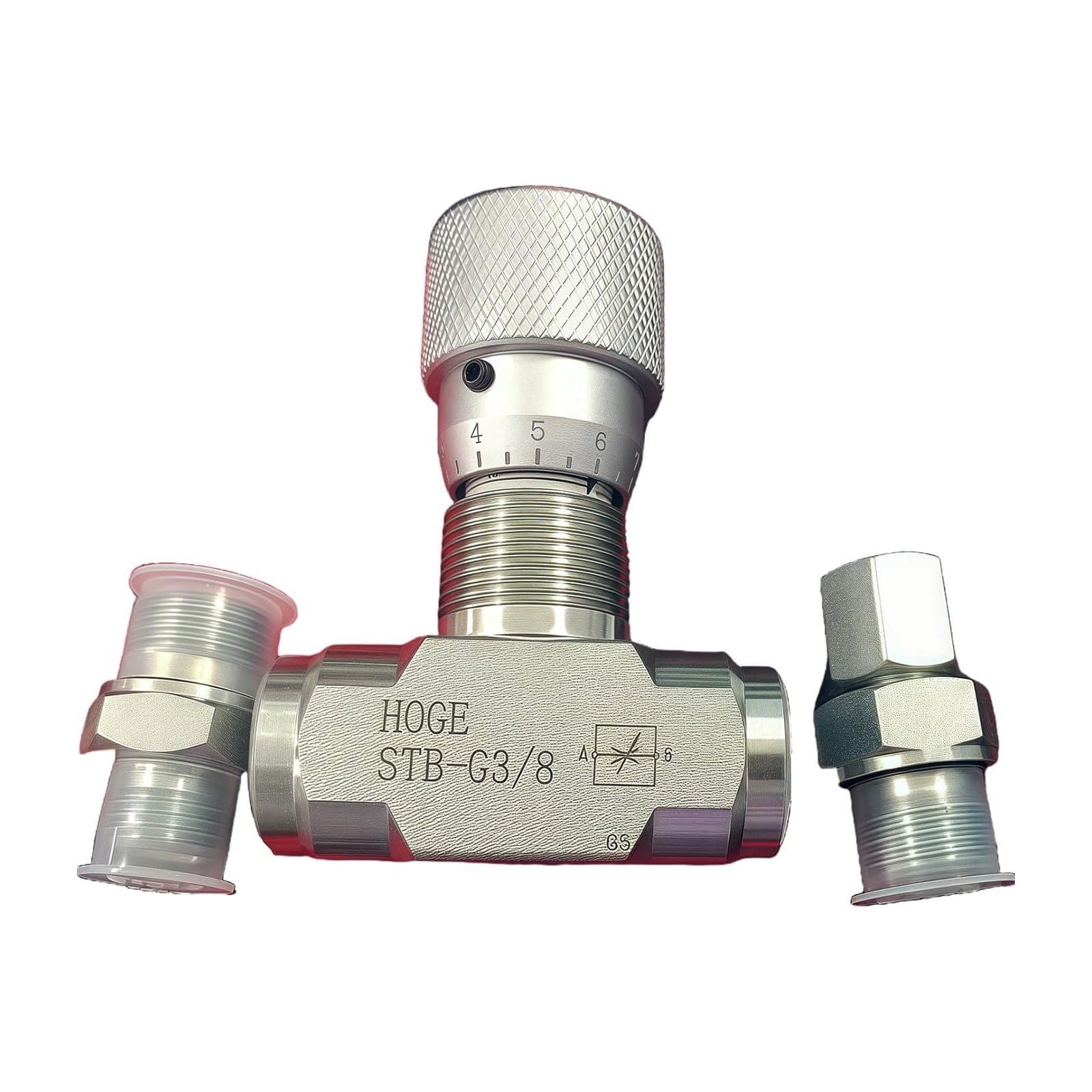 Two Way Throttle Valves 3/8Inch Bidirectional Hydraulic Restrictor ...