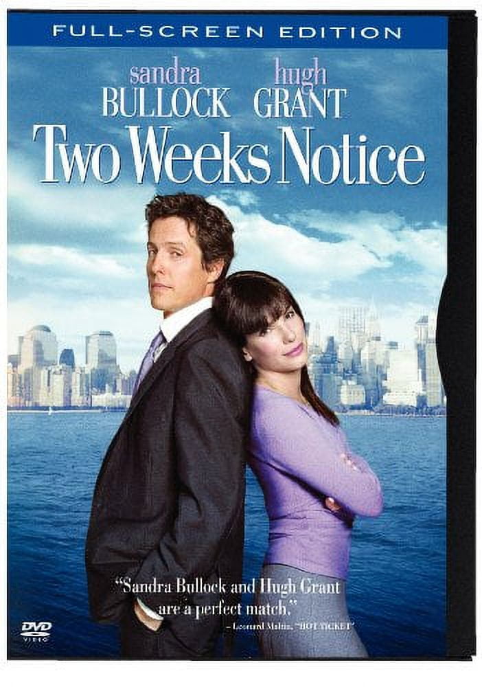Two Weeks Notice Full Frame (DVD) - Walmart.com