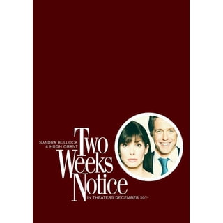Two Weeks Notice Movie Poster Two Weeks Notice On Netflix | UNoGS