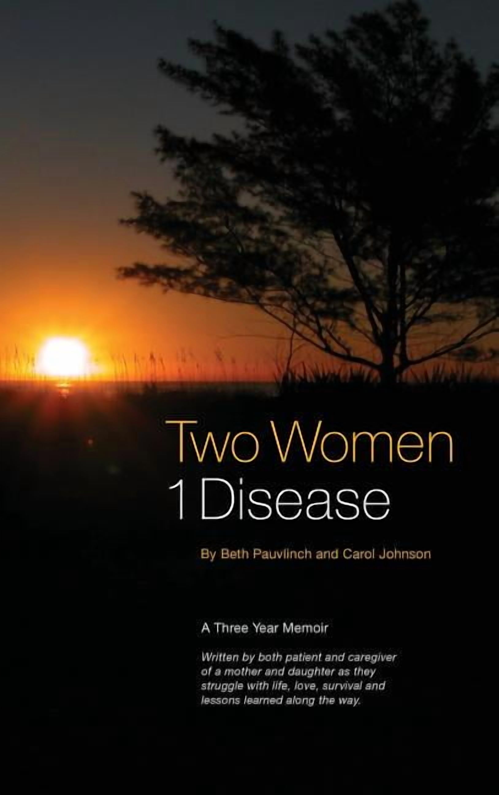 Two Women 1 Disease: A Three Year Memoir Written by both patient and ...