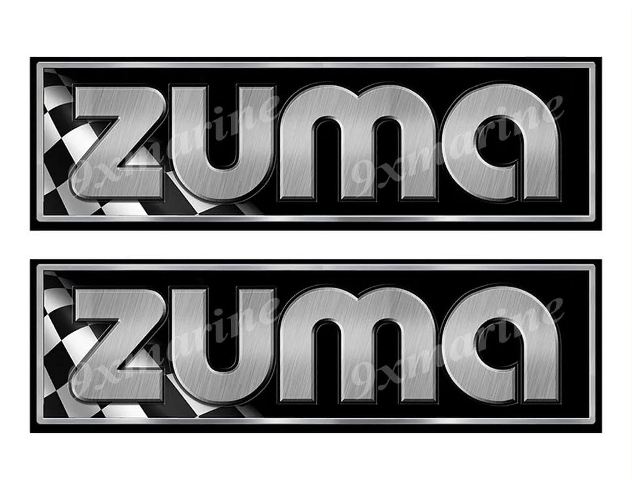Two Zuma Boat Classic Racing 10" long Stickers - Walmart.com