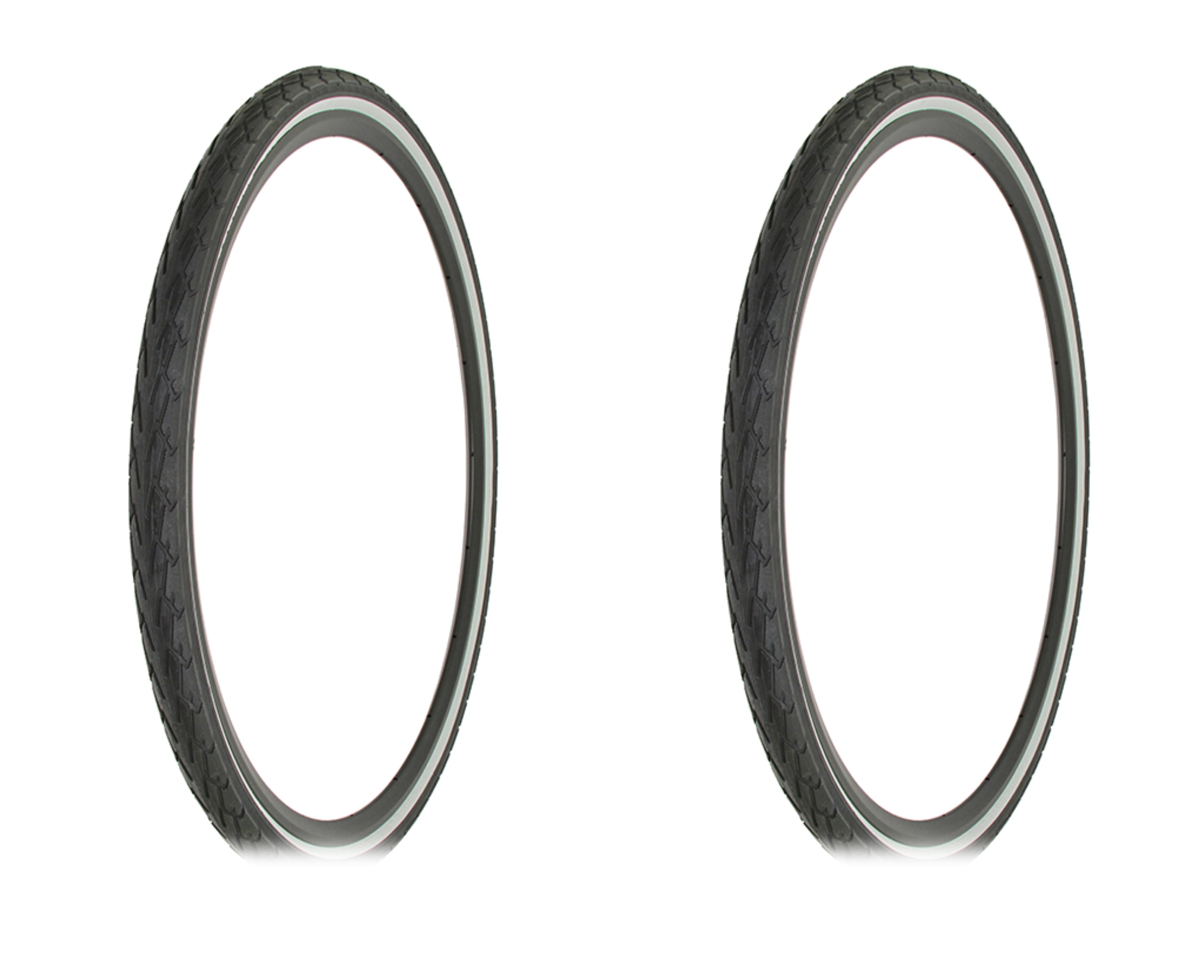 Two bike Tire 700 x 40c Black/White Side Wall DB07044. - Walmart.com